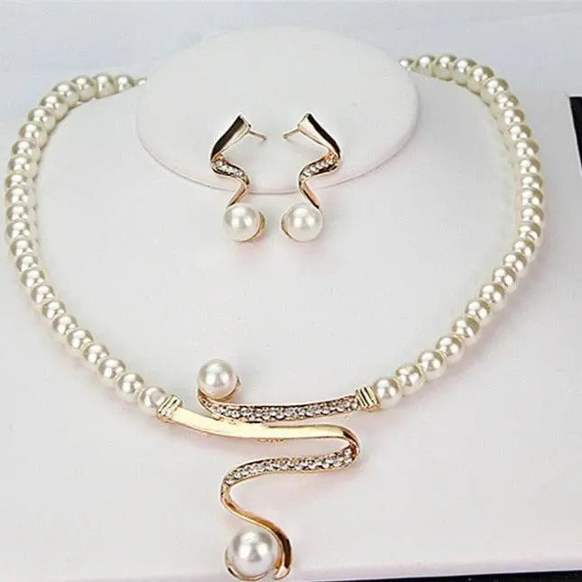 Natural Pearl Necklace + Earring Set – Austin & Olivia Jewelry