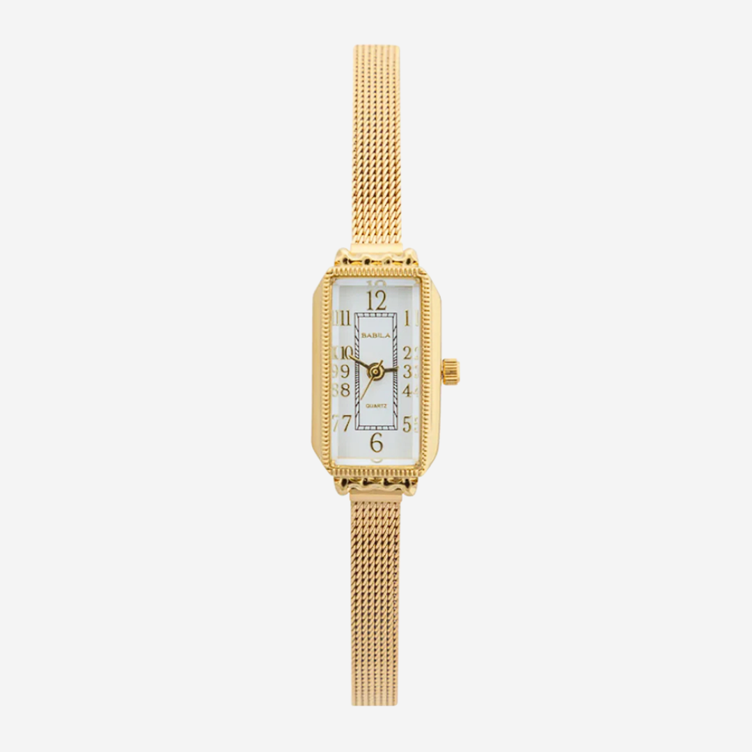 Celina | Rectangle Dial Women’s Mesh Watch – Austin & Olivia Jewelry
