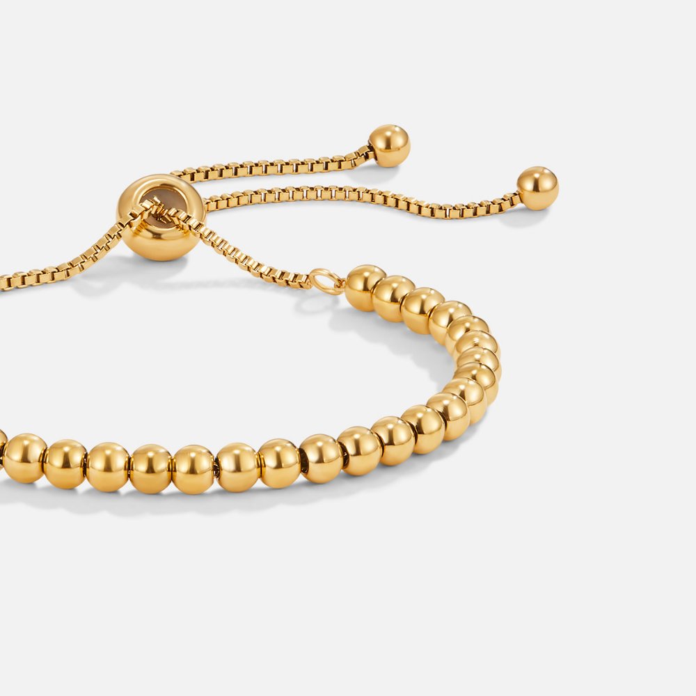 Nila Beaded Gold Bracelet – Austin & Olivia Jewelry